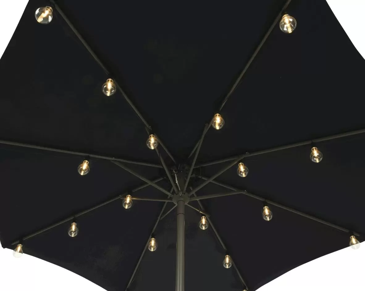 Led parasolverlichting l120cm 20 LED-lampjes - Tuincentrum Kolbach